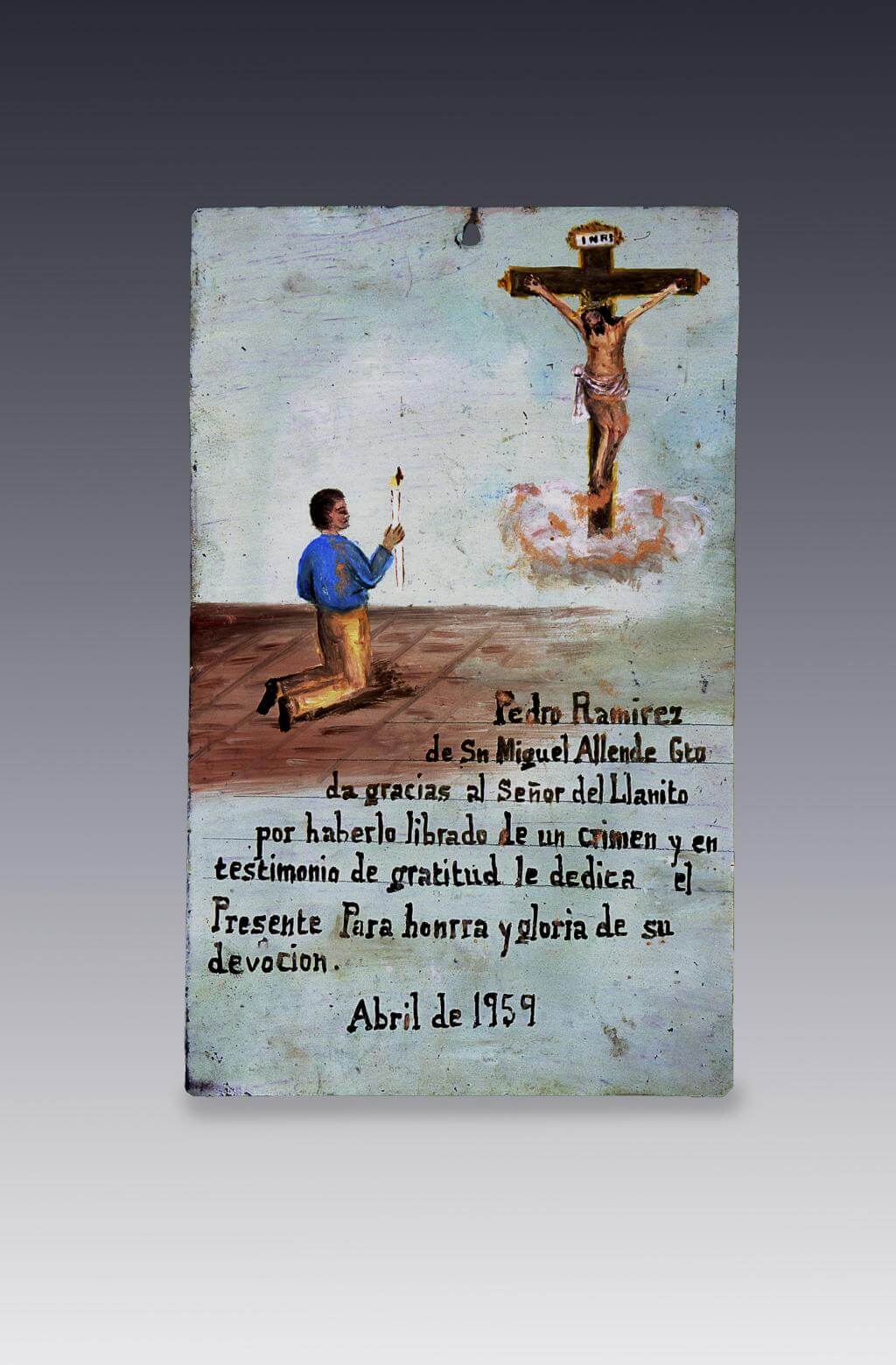 Retablo al Señor del Llanito | Salas de Arte Virreinal y Siglo XIX ...