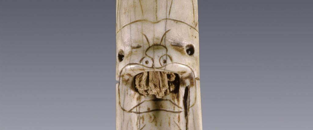 Mango de un abanico, punzón u otro objeto ritual o suntuario | El ...