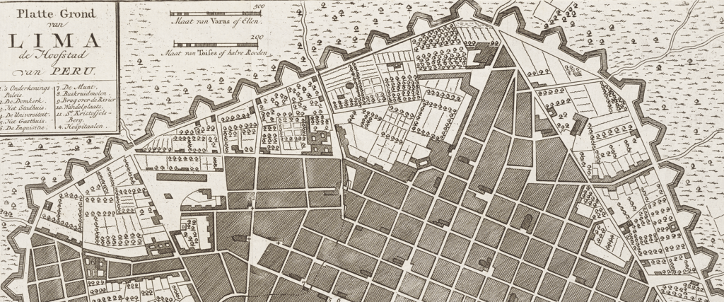 Plano de Lima, capital del Perú -| La metrópolis en América Latina ...