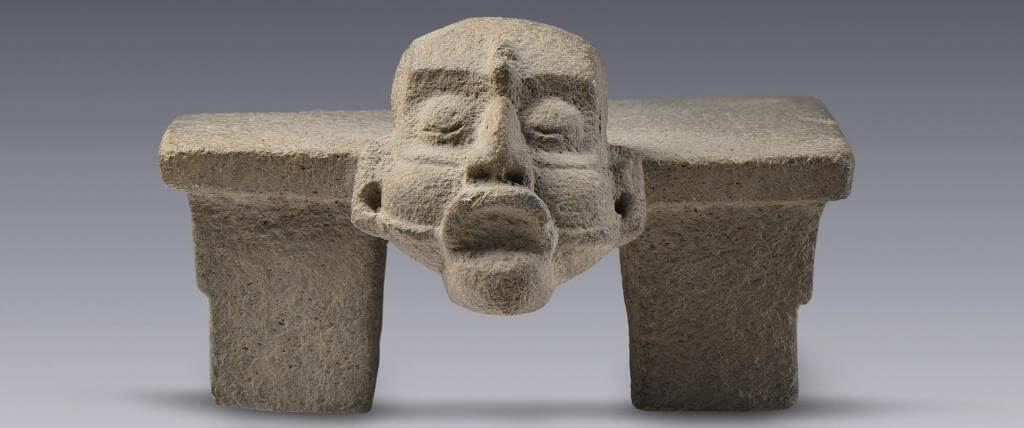Metate efigie antropomorfo | El México antiguo. Salas de Arte ...