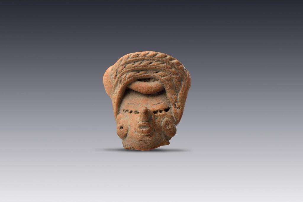 Cabeza antropomorfa | El México antiguo. Salas de Arte Prehispánico ...