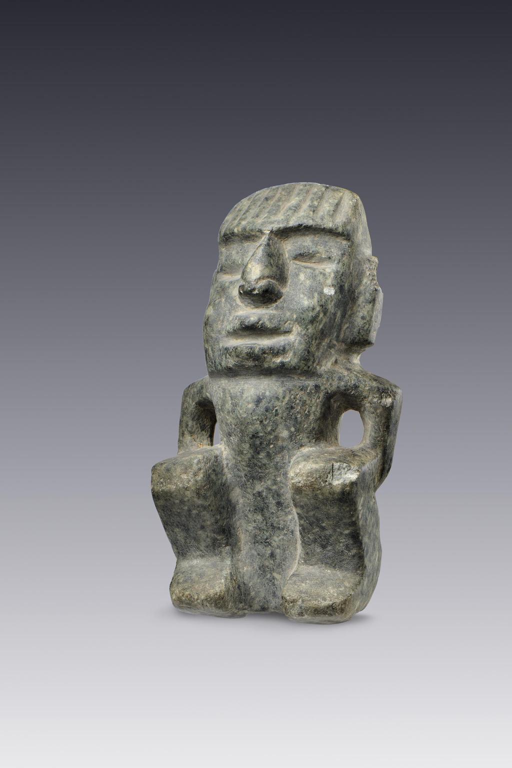 Figurilla antropomorfa sedente de tradición del Altiplano central | El ...