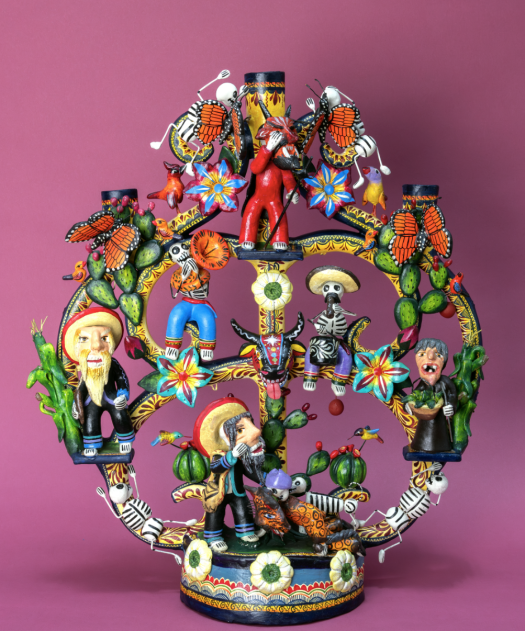 Barro policromado: Árboles de la vida | Actividades | Museo Amparo, Puebla