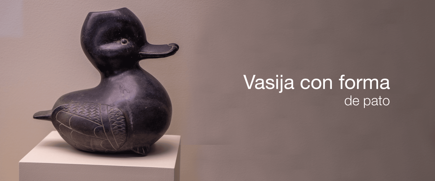 Vasija con forma de pato | Actividades | Museo Amparo, Puebla